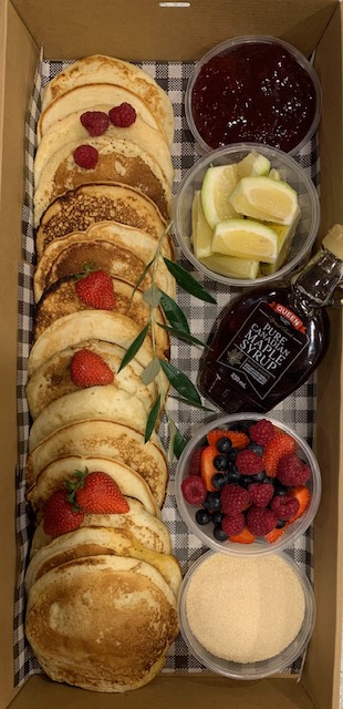 Mega Box Buttermilk pancakes - Bazil's Catering